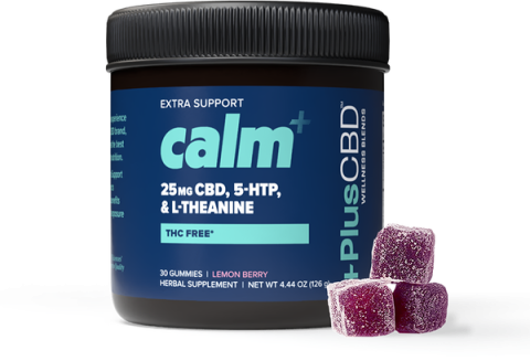 +Plus CBD Extra Support Calm+CBD Gummies - Columbus Botanical Depot